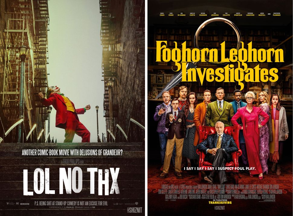 Hilarious parody posters reveal the truth behind Oscar-nominated movies ...