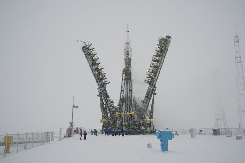 Photos: Snowy Soyuz Launches During Winter Storm | Space