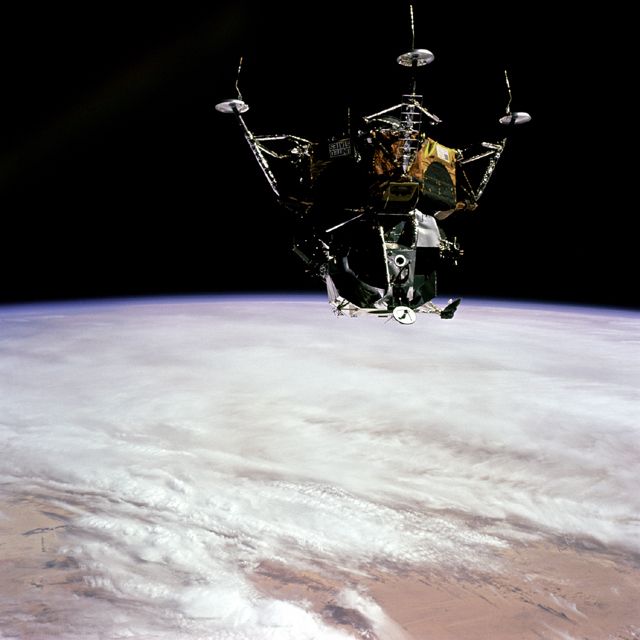 Space History Photo: "Spider" in Earth Orbit | Space