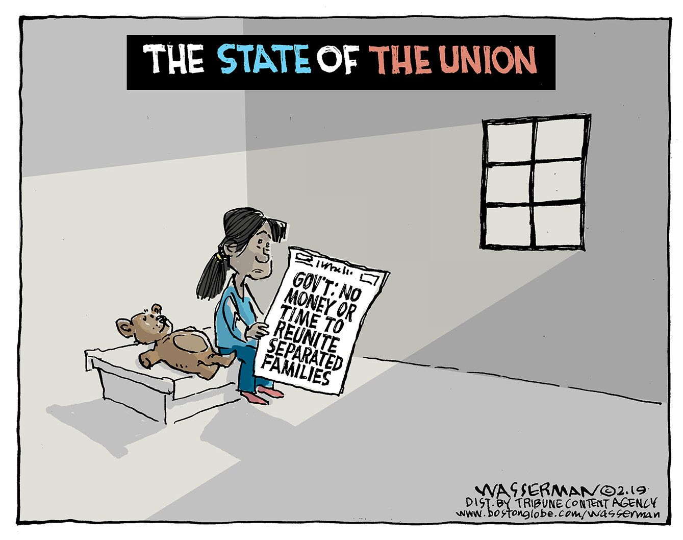 Political Cartoon U.S. State of Union Family separation | The Week