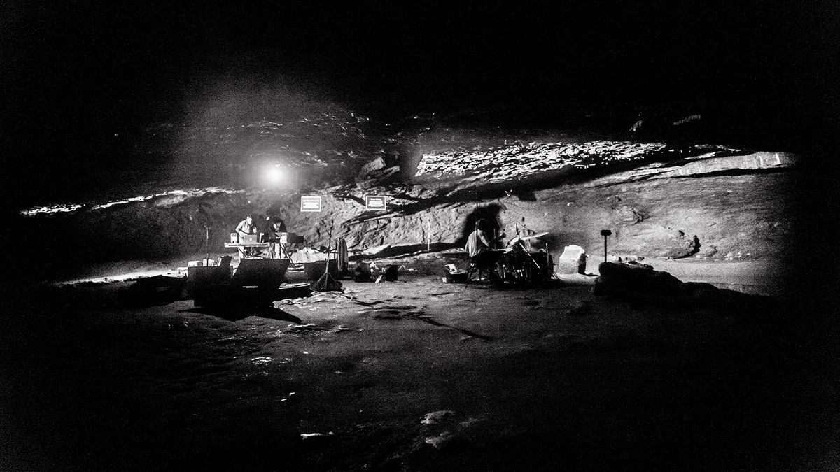 "There was water dripping onto the gear and we got interrupted by a ...