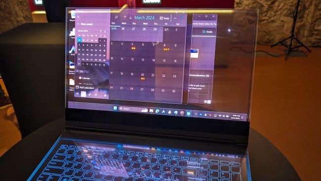 Lenovo's transparent laptop screen is impressive, but why would you ...