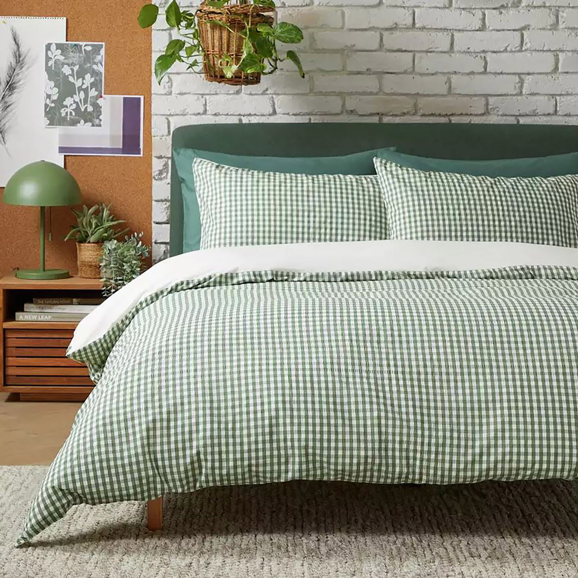 The gingham bedding set so good shoppers are buying it twice | Ideal Home
