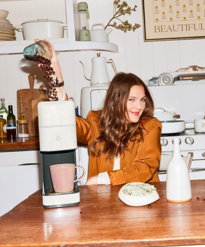 Get on Drew Barrymore's level with her new coffee maker | Homes and Gardens