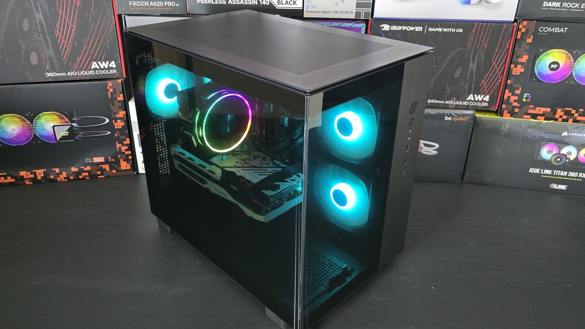 Montech King 65 Pro Case Review: Diffused lighting and dark glass | Tom ...