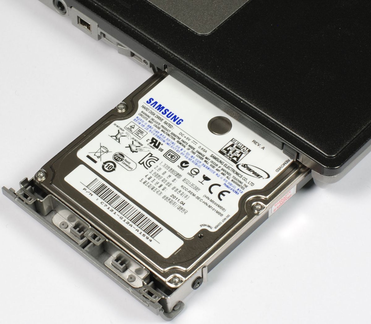 Step 1: Replace The Hard Disk With The SSD - Install A Hard Drive Or ...