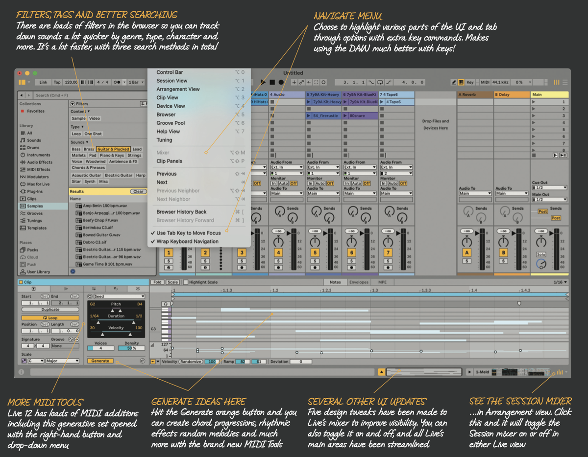 Ableton Live 12 is here: everything you need to know - new devices, MIDI additions, workflow ...