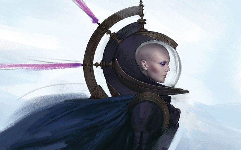 How to paint curved glass on a space helmet | Creative Bloq