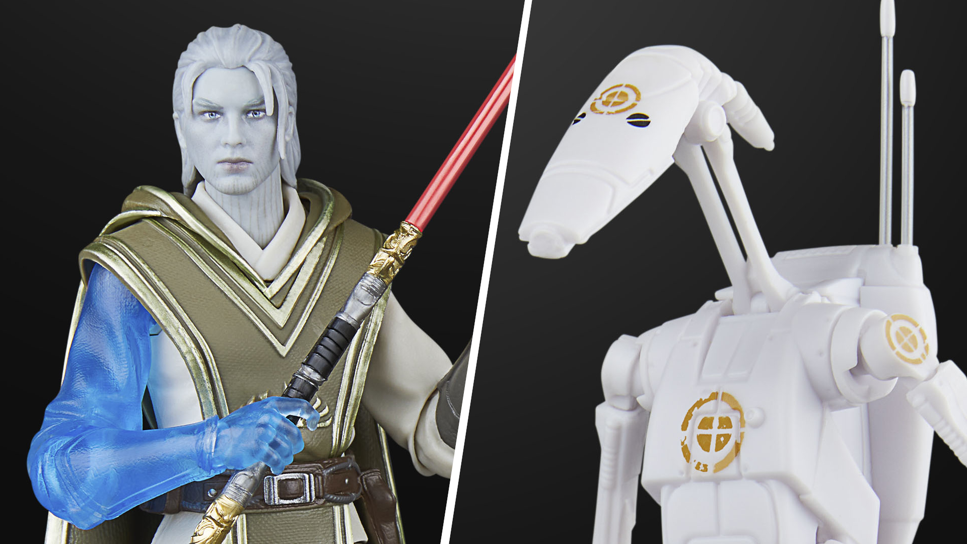 Exclusive: New Star Wars action figures bring moody Jedi and droids ...