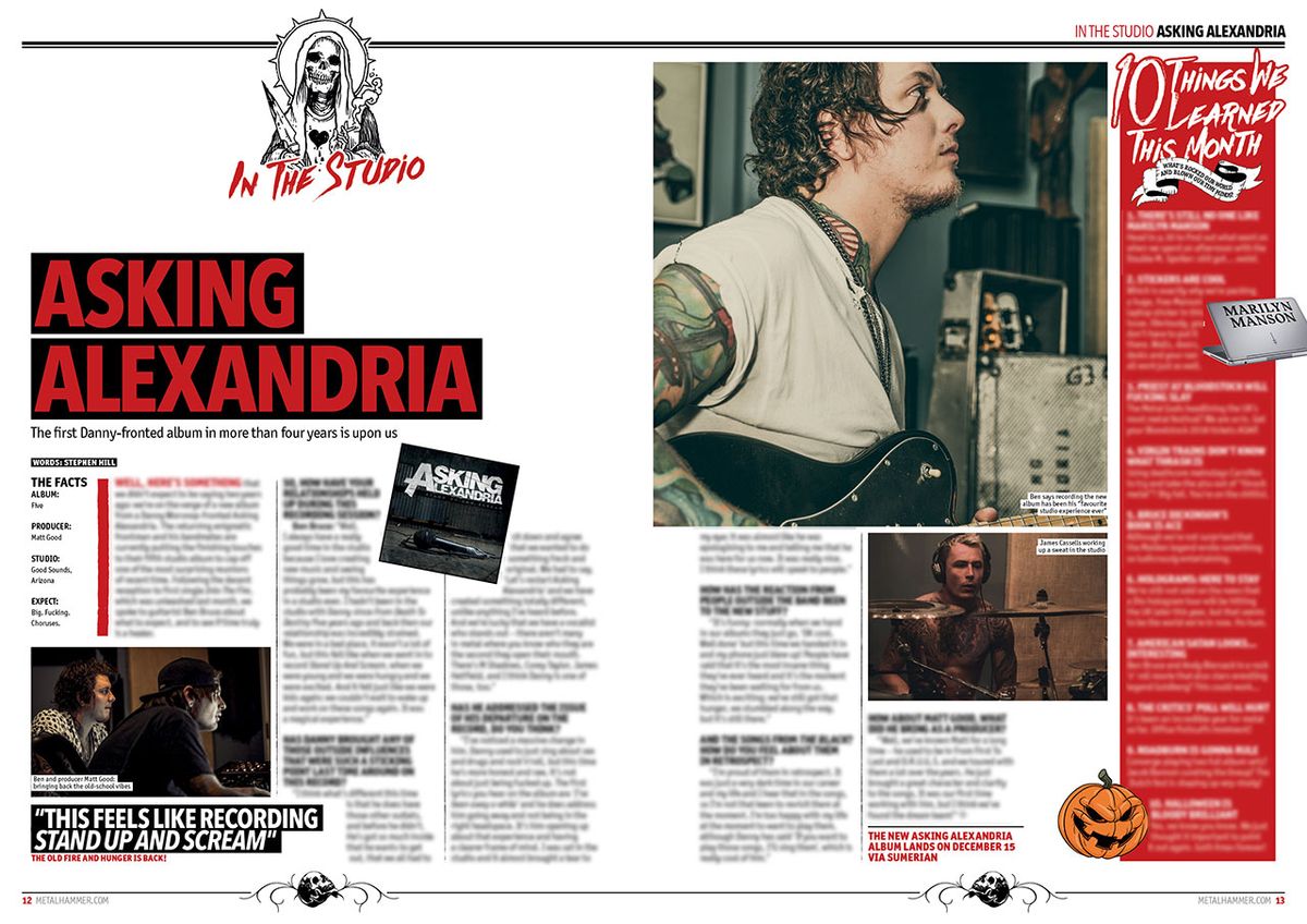 Marilyn Manson returns to the cover of Metal Hammer in our new issue ...