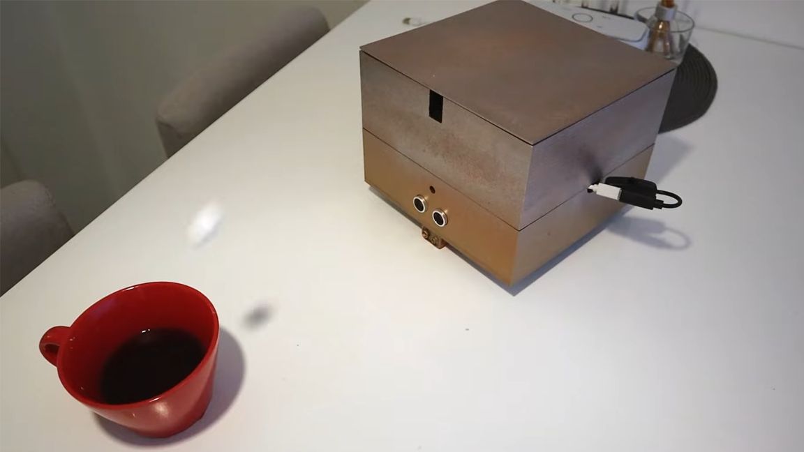 Raspberry Pi Uses AI To Launch Sugar Cubes Into Your Cup | Tom's Hardware