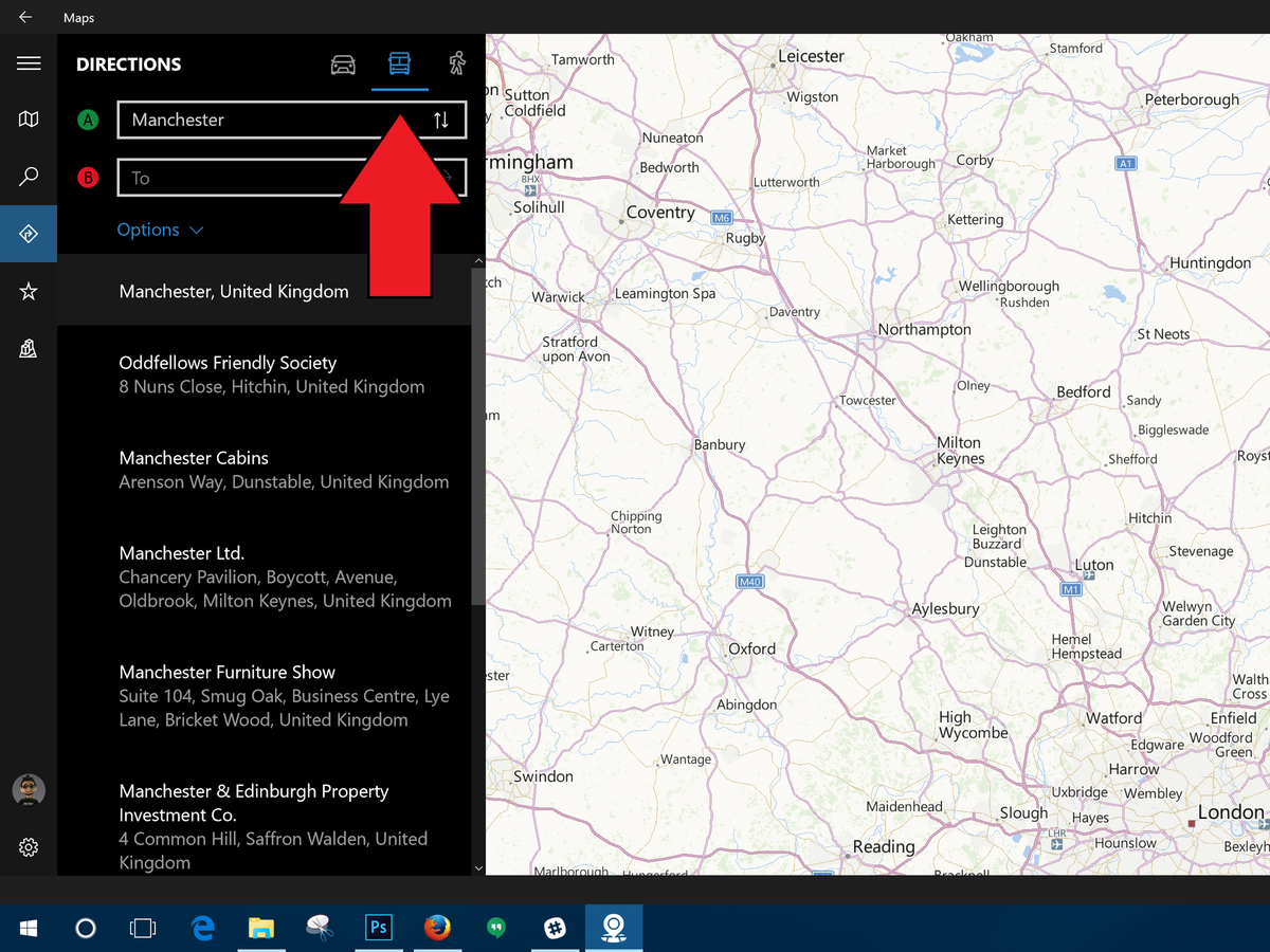 Get your public transport directions with Maps on Windows 10 | Windows ...