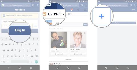 How to share a picture from your Android phone to Facebook | Android ...