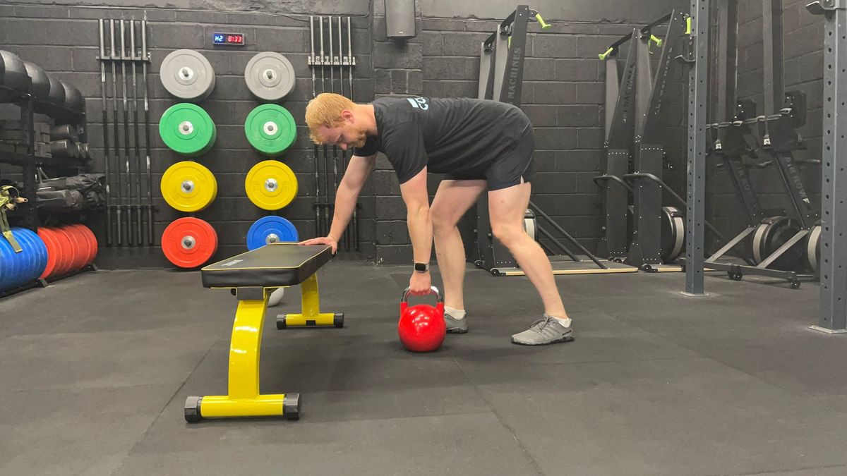 A Top Fitness Coach Shares His Favorite 20 Minute Kettlebell Workout