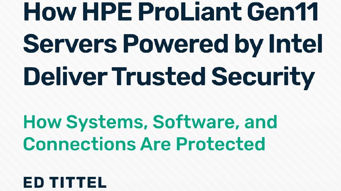 The Gorilla Guide To… How HPE ProLiant Gen11 servers powered by Intel ...
