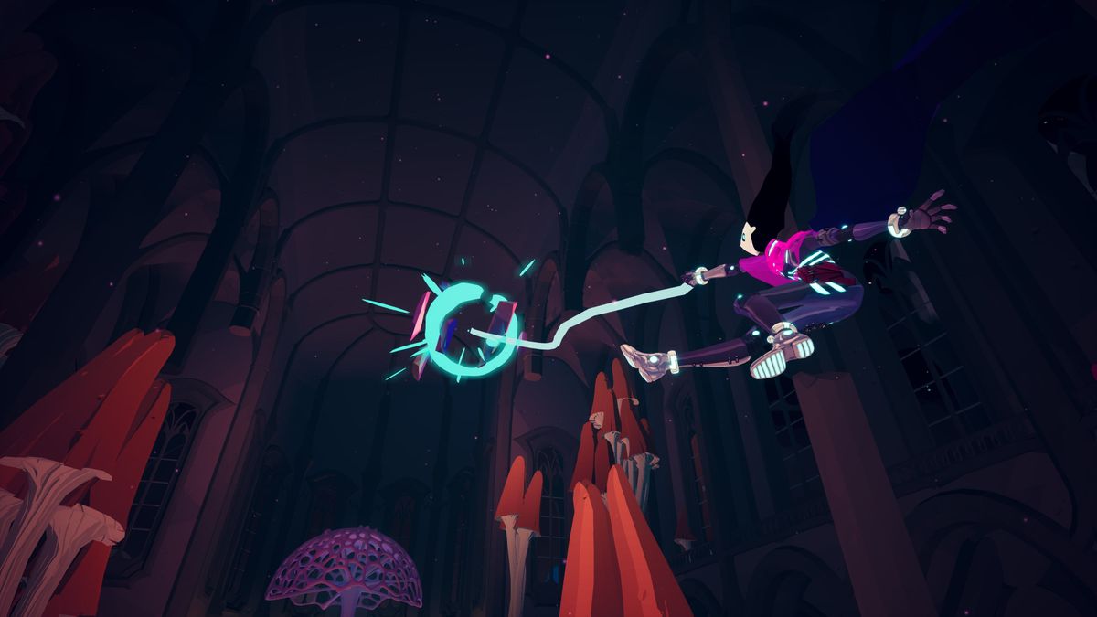 Solar Ash lives up to its "dumb elevator pitch" of Super Mario Galaxy ...