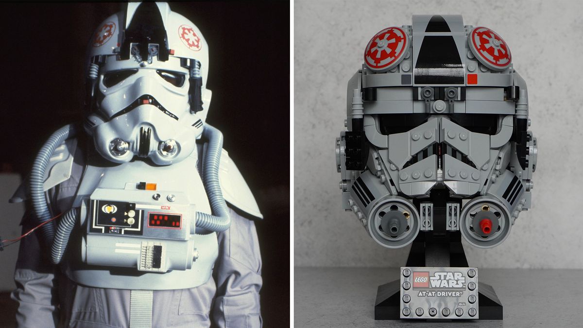 Lego Star Wars AT-AT Driver Helmet review | Space