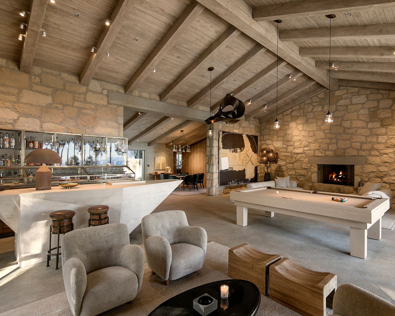 Ellen DeGeneres's Montecito home is a masterclass in modern rustic ...