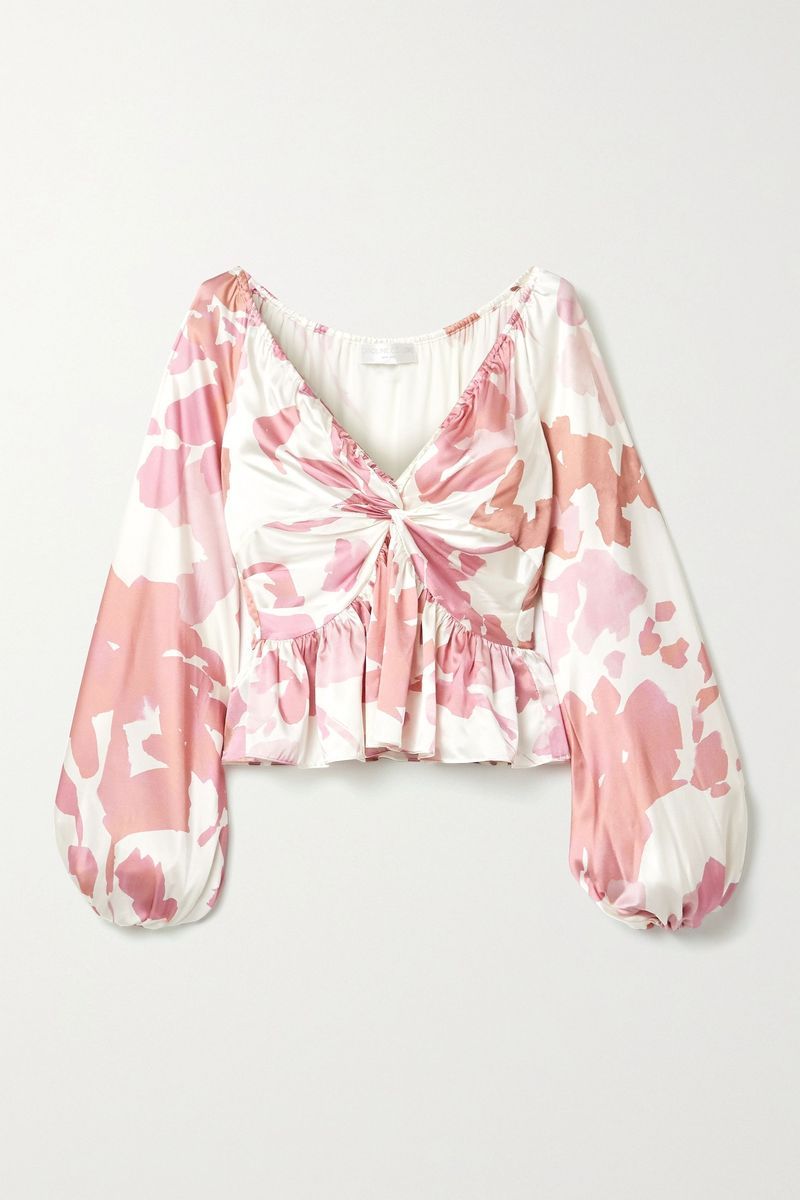 10 Best Silk Printed Tops for Women of 2023 | Cute Silk Blouses | Marie ...