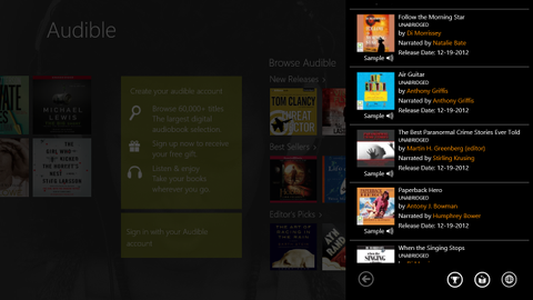 Audible app now available for Windows 8 | Windows Central