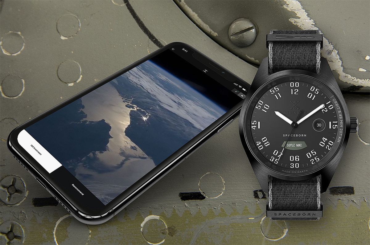 New Wristwatches with Flown Rocket Metal Link to Live View from Space ...