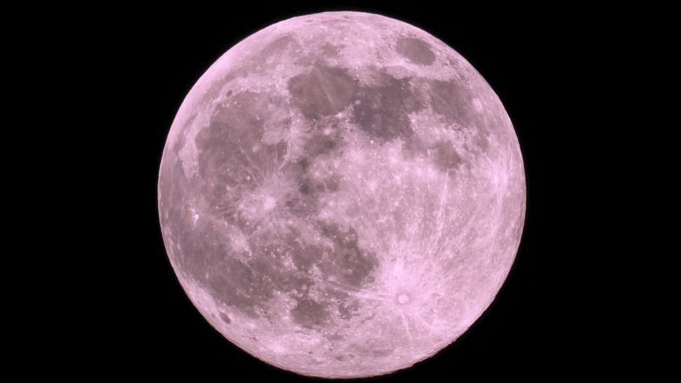 Watch the full 'Pink Moon' rise into the sky on April 6 | Live Science