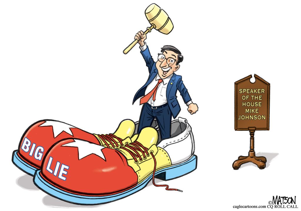 5 fantastically funny cartoons about Mike Johnson | The Week