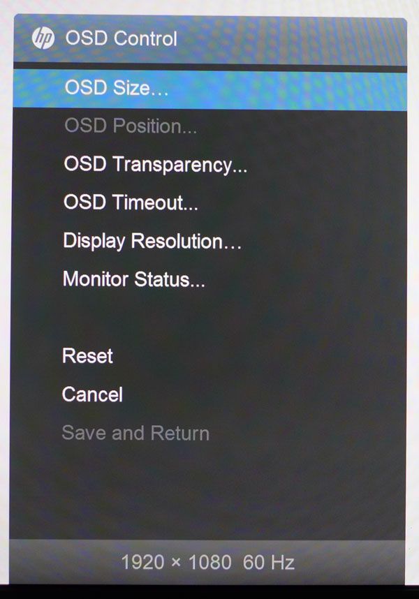 HP Envy 34c OSD Setup And Calibration