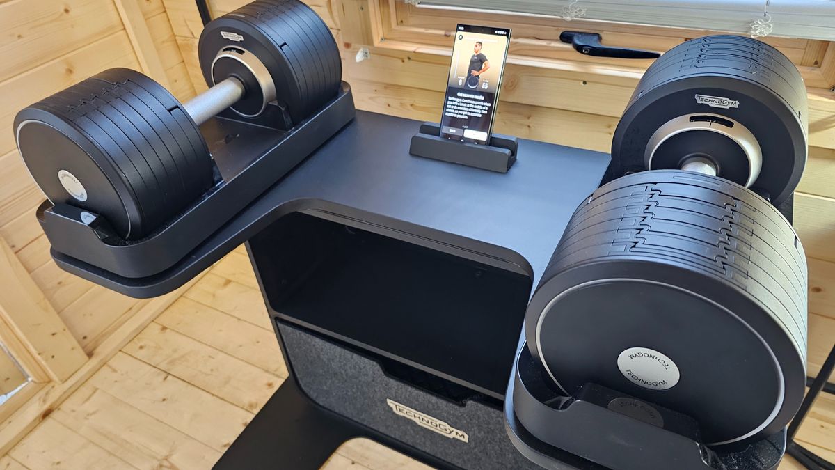 Technogym Connected Dumbbells review: Sleek AI fitness for your home ...