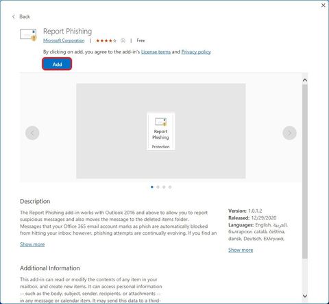 How to report phishing emails to Microsoft in Outlook for Windows 11 ...