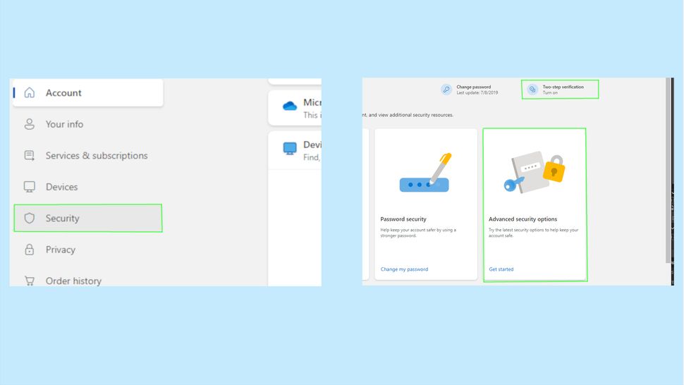 How to set up two-factor authentication for your Microsoft account ...