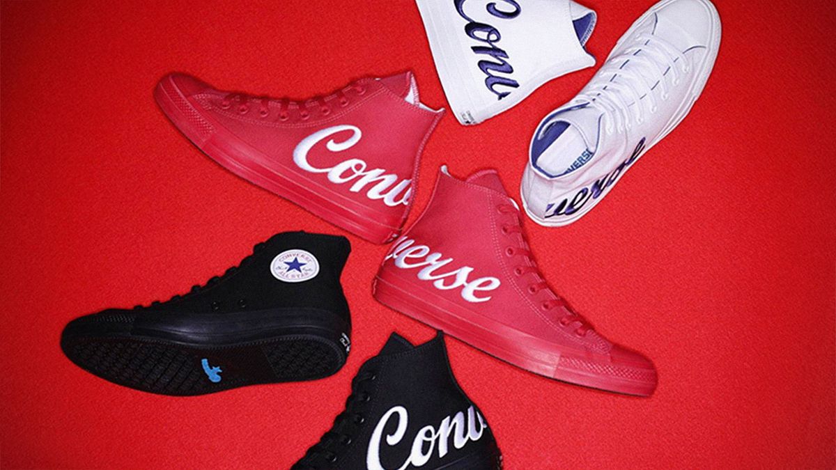 New Converses get giant Coca-Cola-style script | Creative Bloq