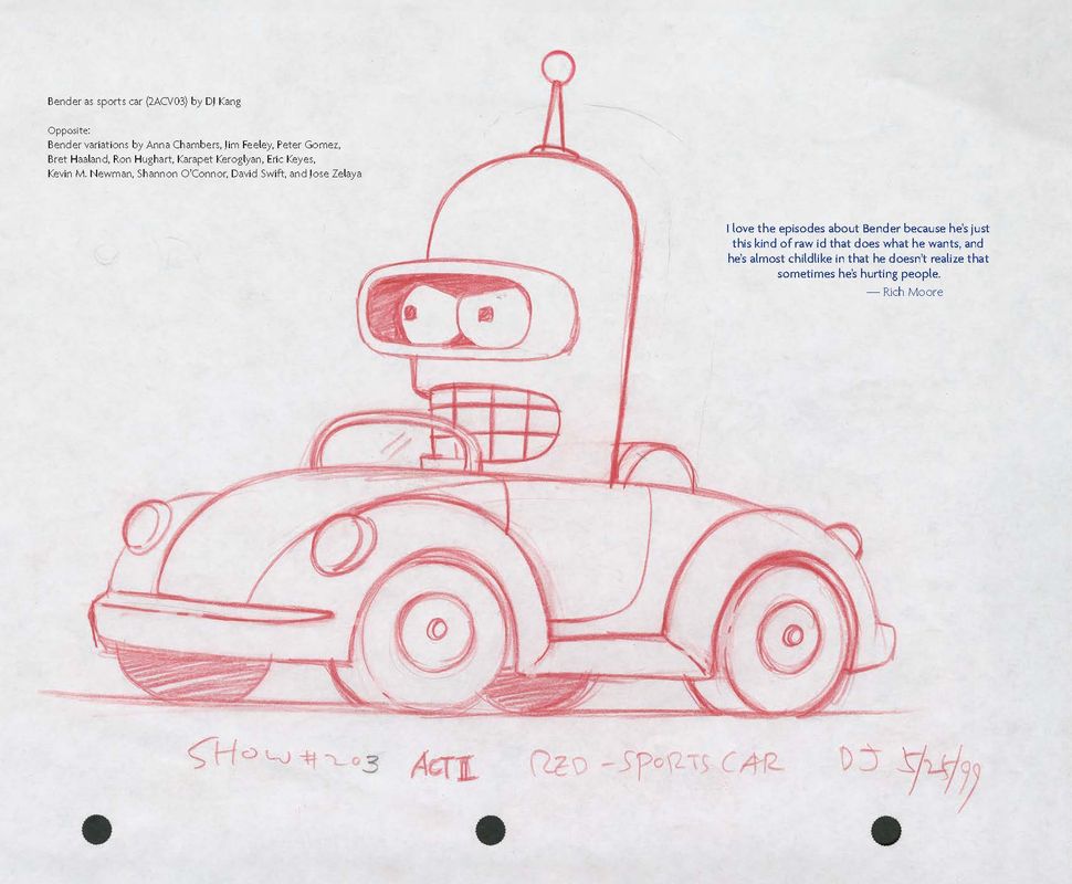 Good news everyone! 'The Art of Futurama' by Matt Groening crash lands ...