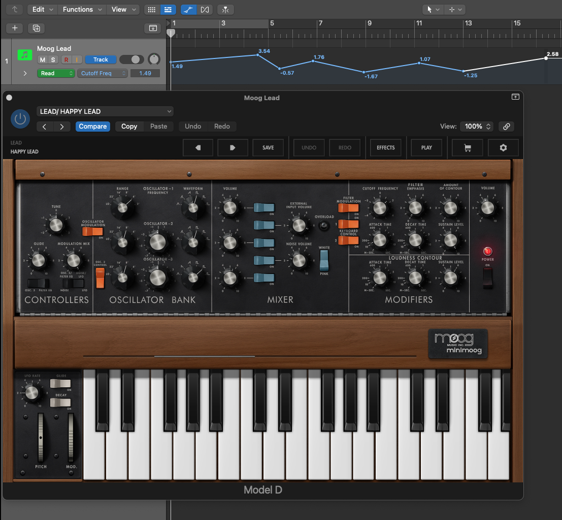 “Think in terms of finding sounds which are the electronic equivalent ...