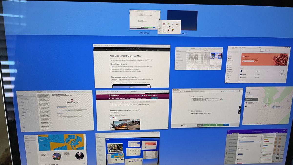 How to use Mission Control spaces in macOS Big Sur | TechRadar