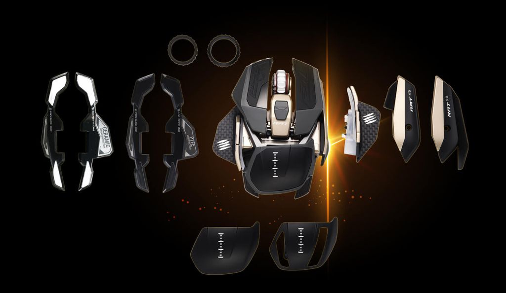 You can customize the layout of this modular mouse in 108 different ...
