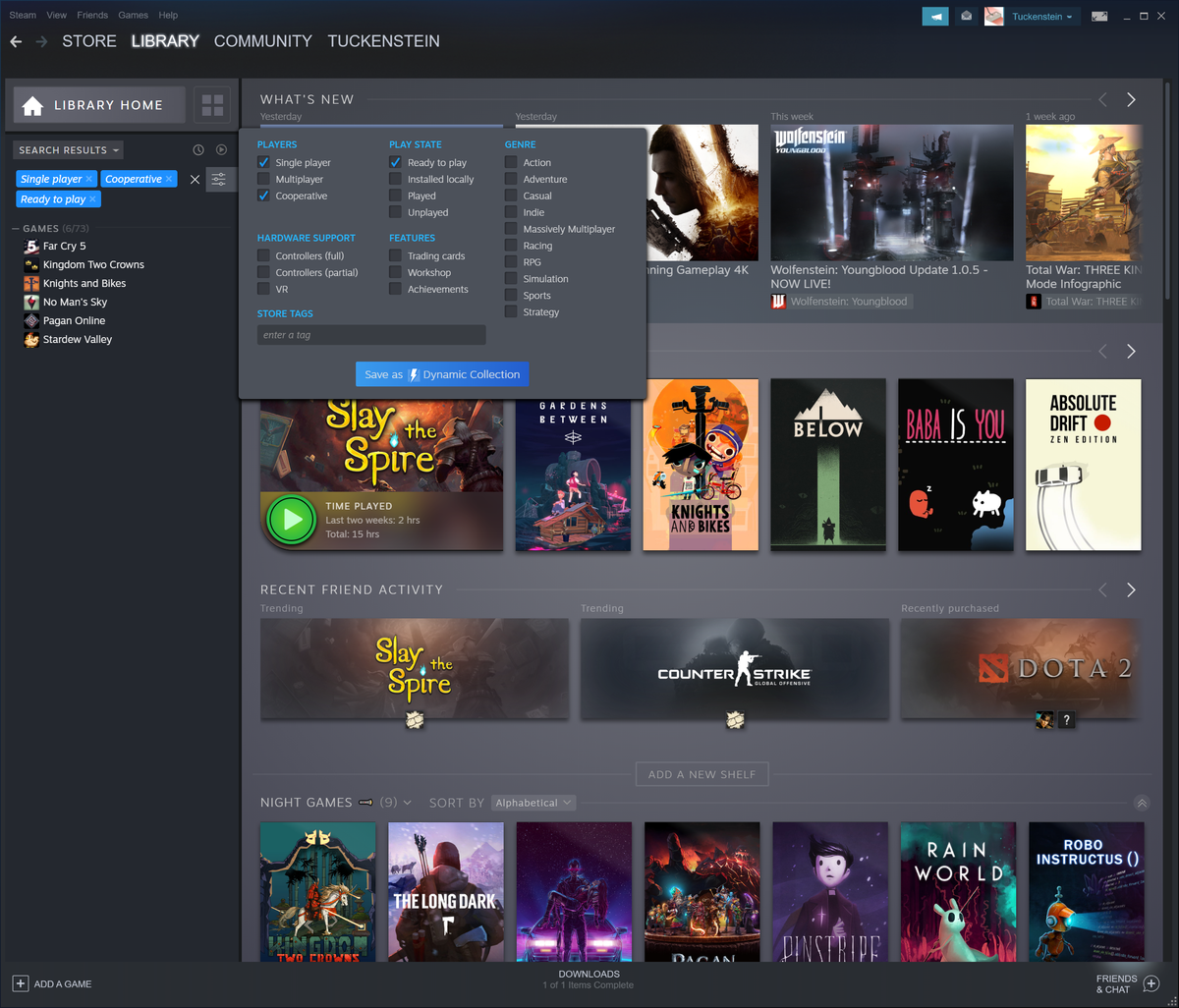 The new Steam library is coming September 17, and smart collections are ...