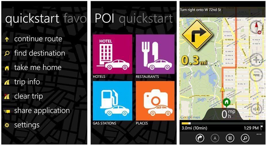 GPS Voice Navigation updated, major style redesign | Windows Central