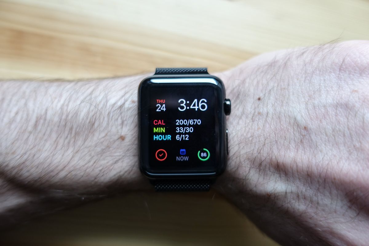 The Space Black Apple Watch with Space Black Milanese band is gorgeous ...