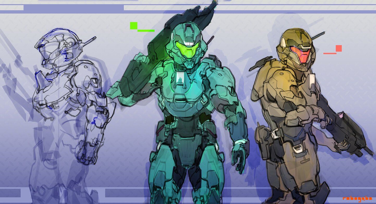 New Halo 5: Guardians concept artwork revealed by 343 Industries artist ...