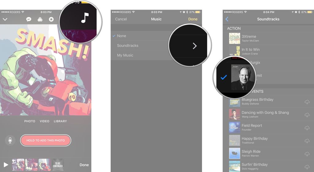 How to add soundtracks and music to the Clips app | iMore
