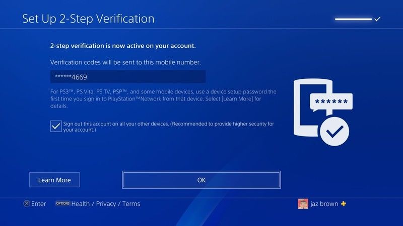 How to set up two-factor authentication on your PlayStation 4 | Android ...