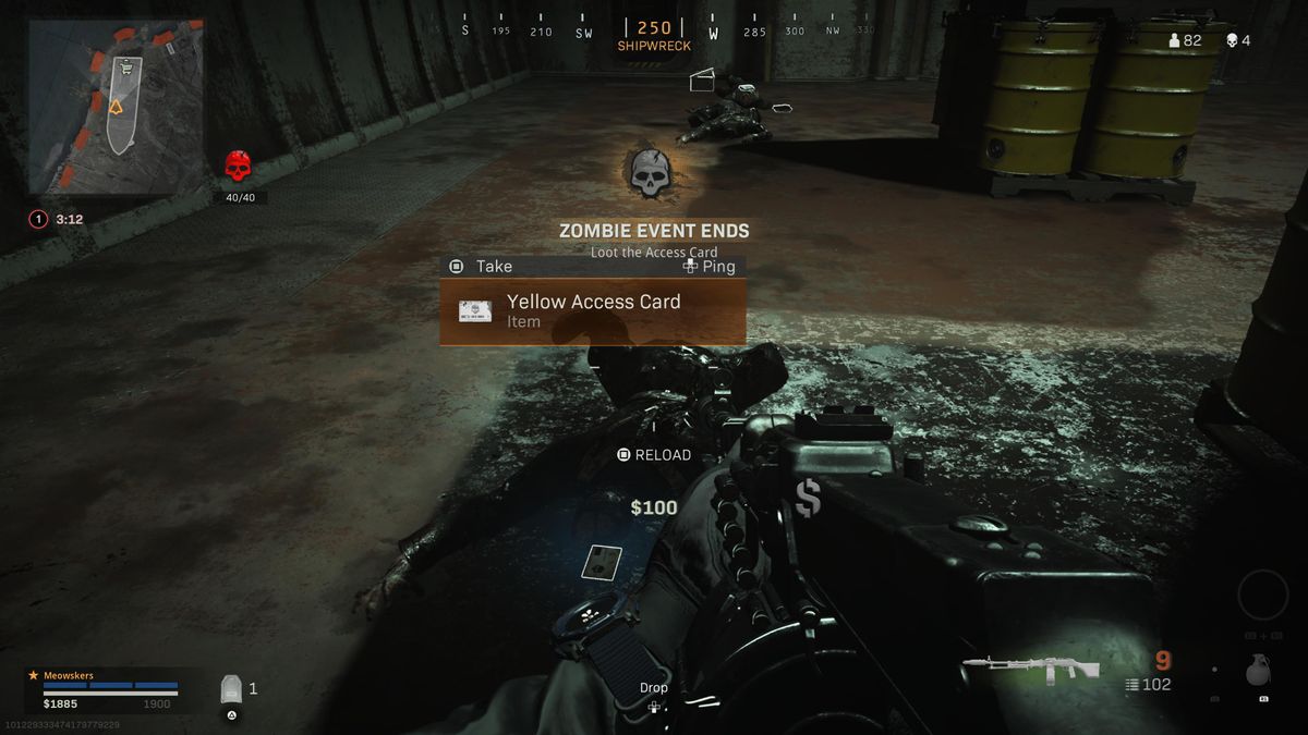 Warzone yellow access cards - how to survive the new shipwreck zombies ...