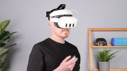 I tested the most advanced haptic VR vest and gloves — it made petting ...