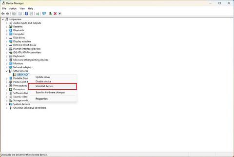 How to fix Device Manager yellow mark for drivers on Windows 11 ...