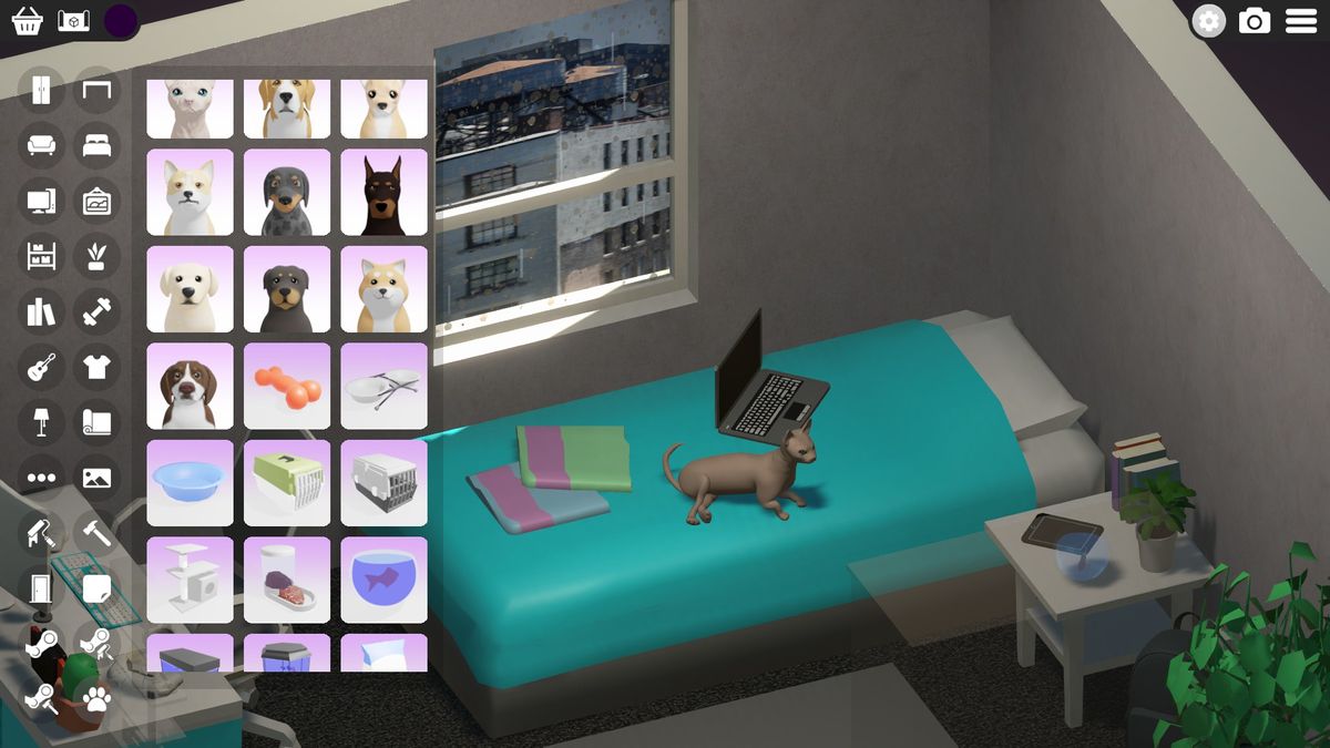 This adorable indie game lets you build your dream setup for under $6 ...