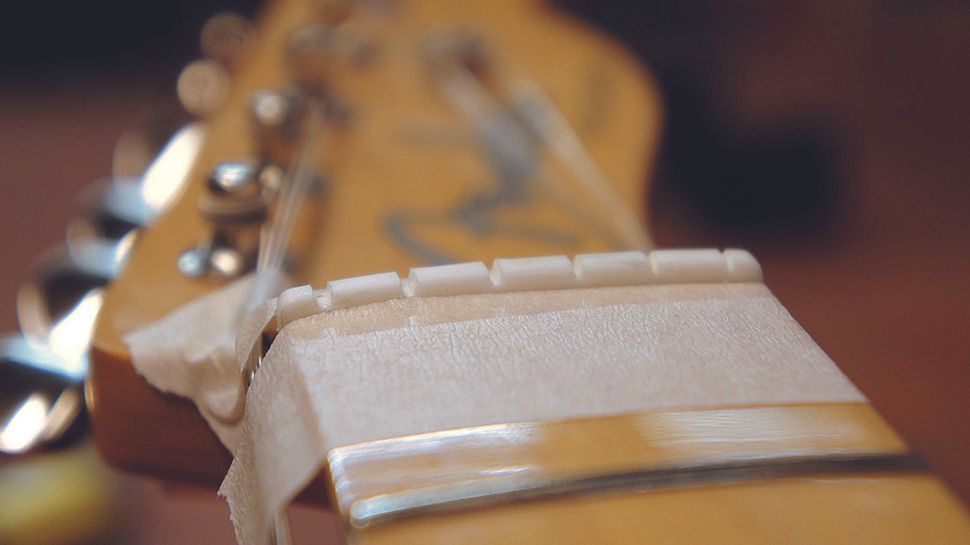 How to make a bone guitar nut | MusicRadar