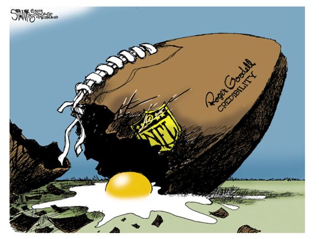 Editorial cartoon Roger Goodell NFL sports | The Week