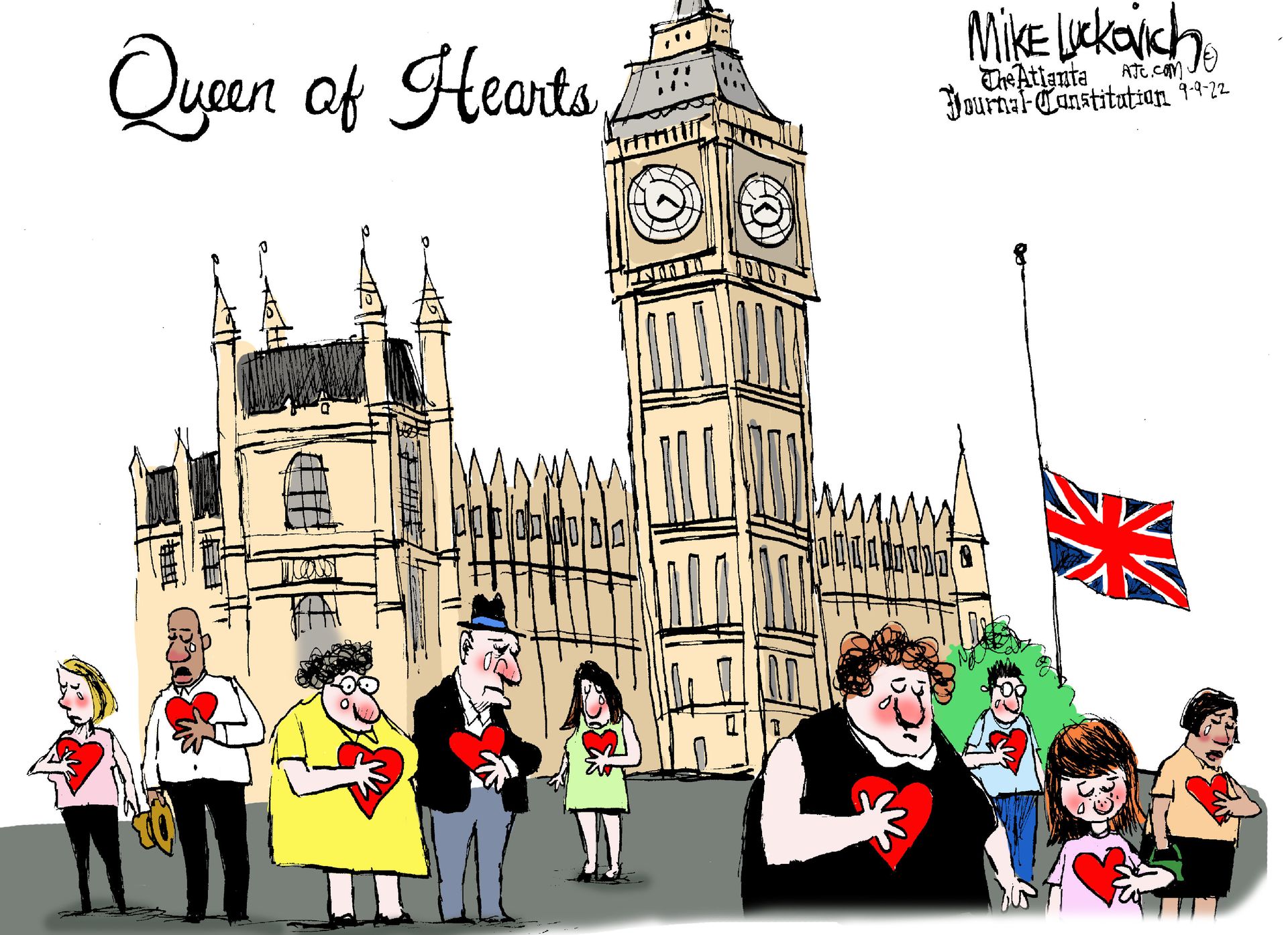 5 cartoons about England after Elizabeth | The Week