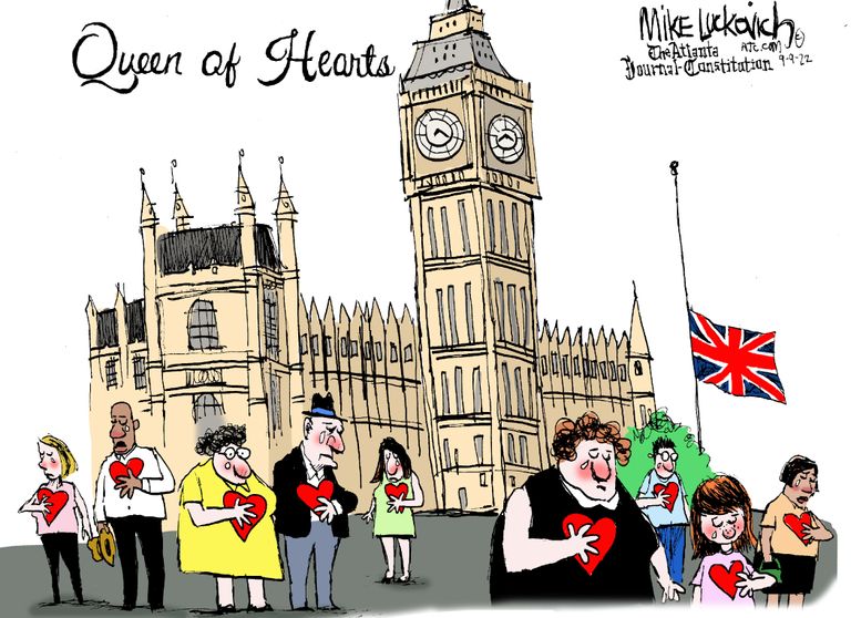 5 cartoons about England after Elizabeth | The Week